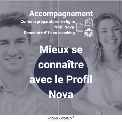 Profil Nova - outil psychométrique - Unique coaching